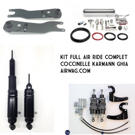 Full kit AIR RIDE Avant + Arrière Coccinelle Karmann GHIA